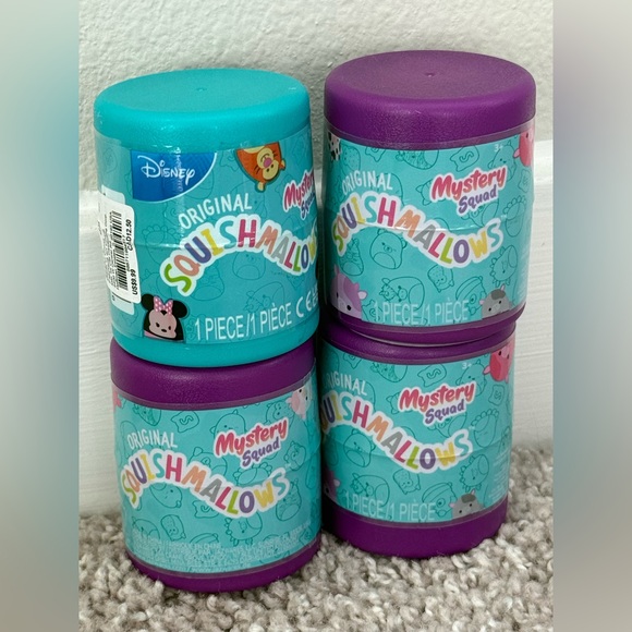 Disney | Toys | Disney Squishmallows Mystery Squad Blind Box Set Of 4 ...